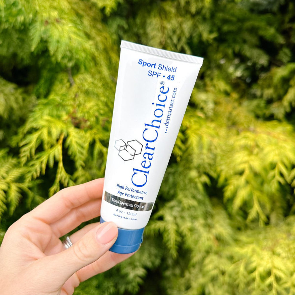 Clear Choice Sport Shield SPF 45 | Mineral Sunscreen Full Size 4oz ...