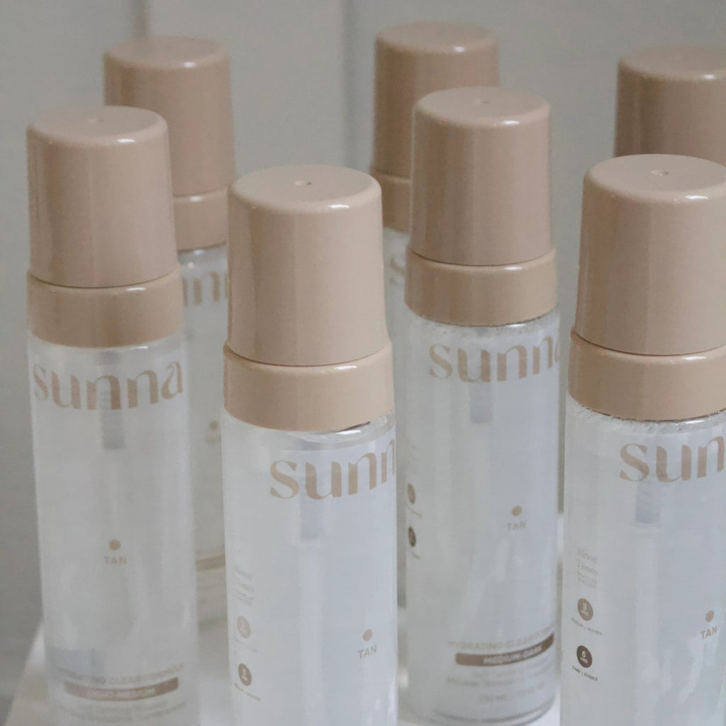 Sunna Tan Clear Express Mousse | Natural Sunless Tanning Mousse – The ...